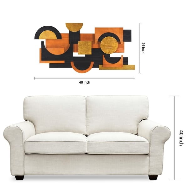 "Amber Embraces I & II" Hand Made & Hand Finished Dimensional Solid Wood Wall Art - Bed Bath ...